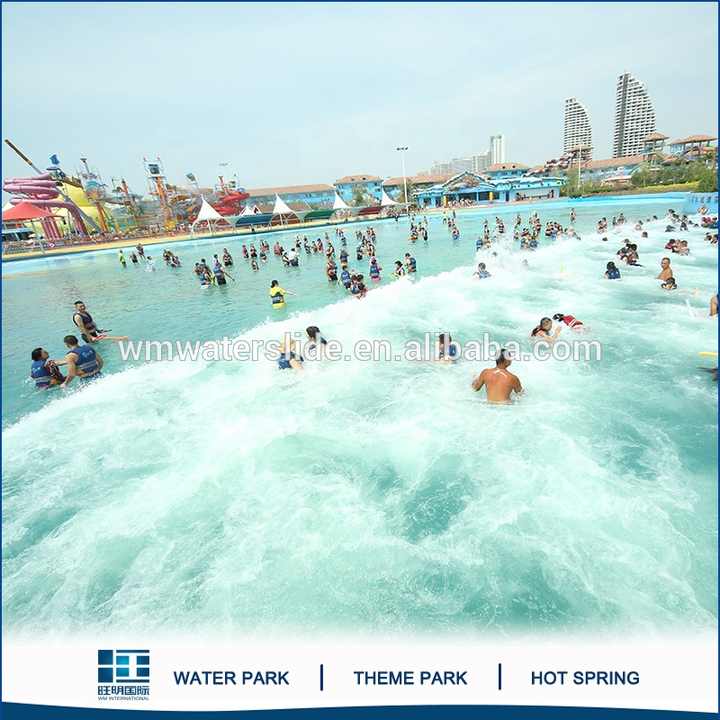 Outdoor waterpark equipment swimming pool wave machine for wave pool ...