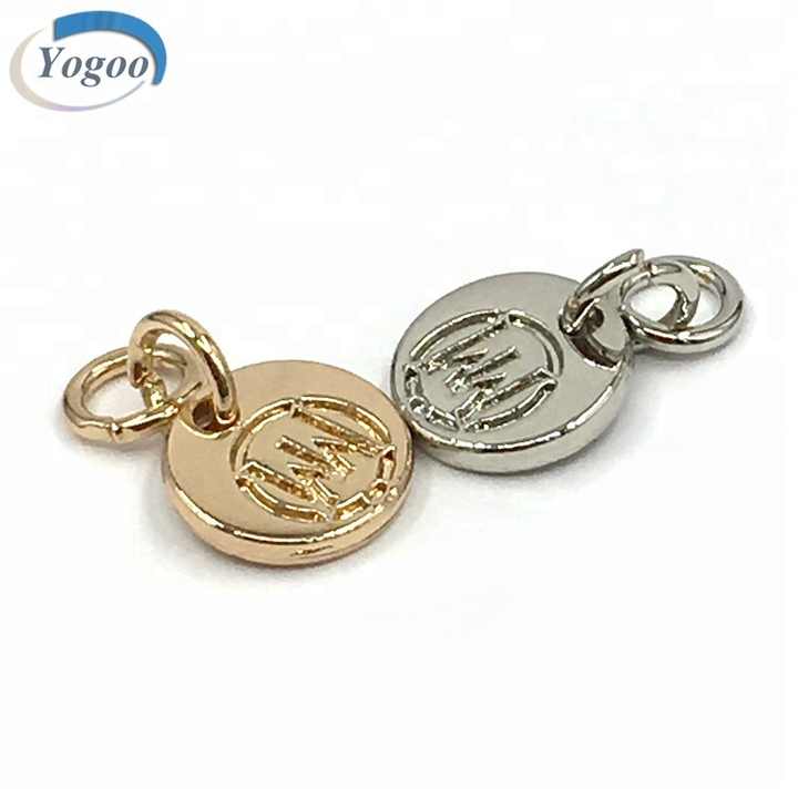 Custom Stamped Metal Charms - Personalized Zinc Alloy