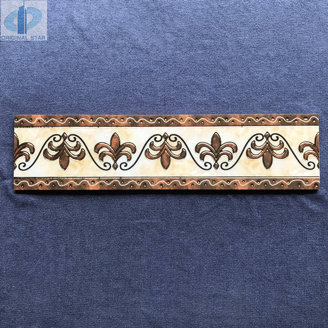 Border Design Tiles Continuous Pattern Border Tile 150X600 China ...