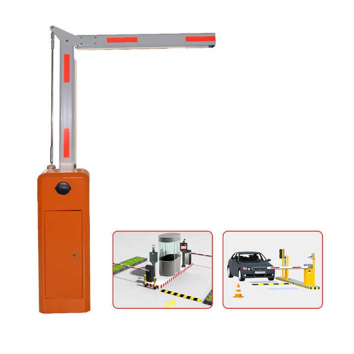 180 Automatic Boom Barrier System Folding Arm Gate For Secure