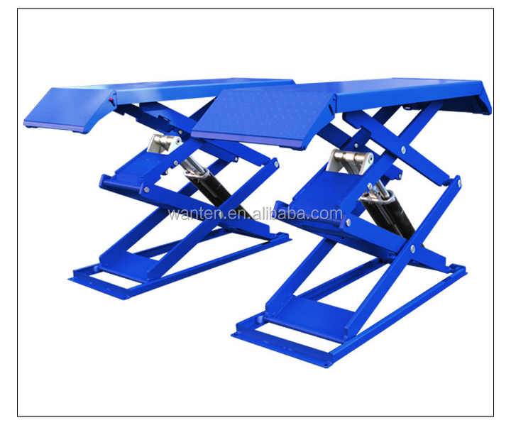 JX-500 Scissor Car Lift on Floor - 3000kg Capacity