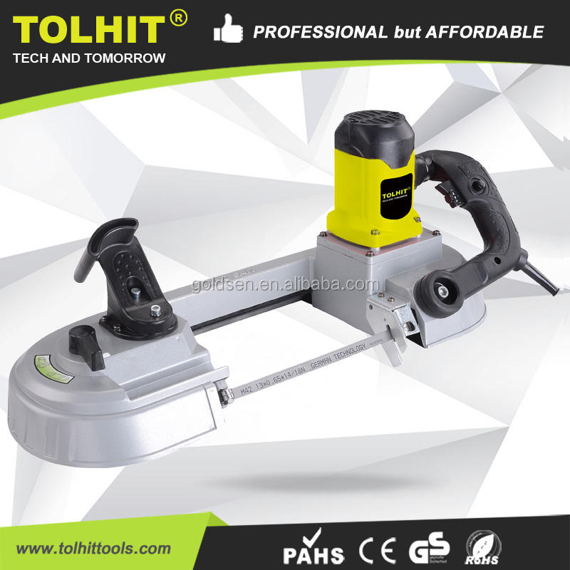 TOLHIT Portable Band Saw - 1200w Mini Pipe Cutting Machine