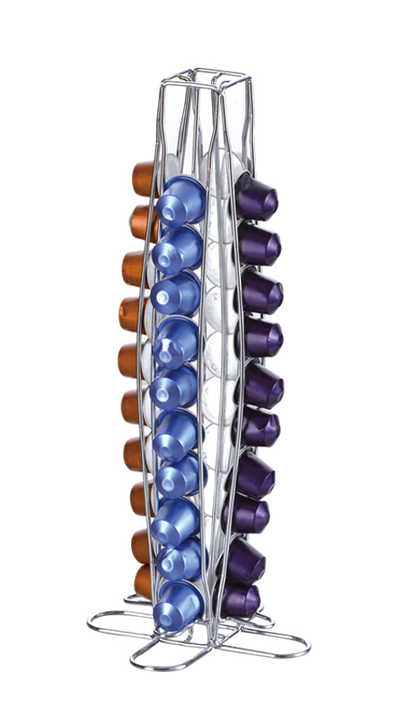 Practical Nespresso Stand - Store 40 Capsules Efficiently