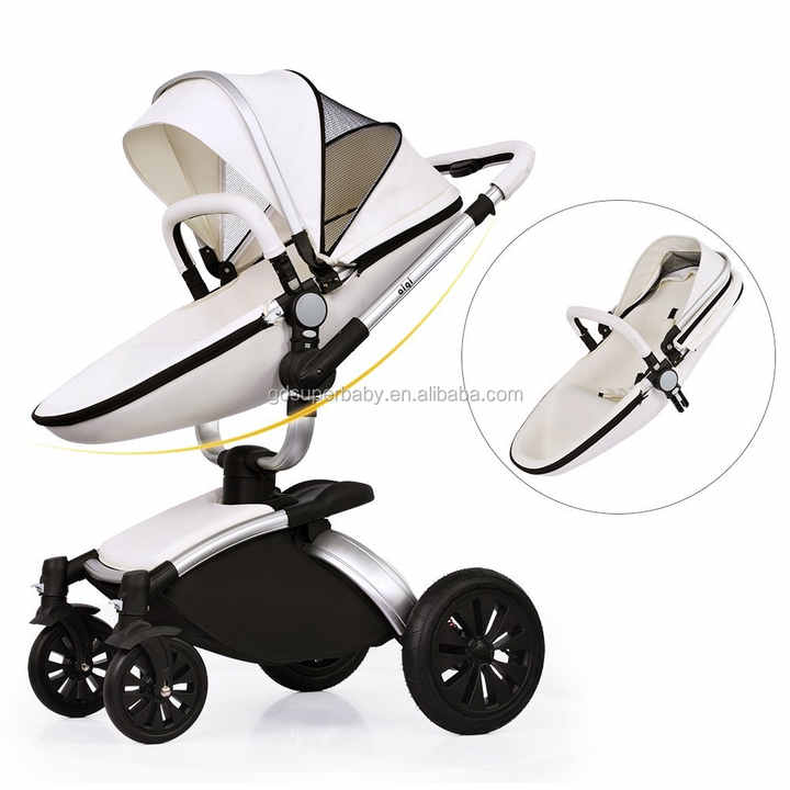 Folding Stroller Baby Pushchair - 3-in-1 Travel System