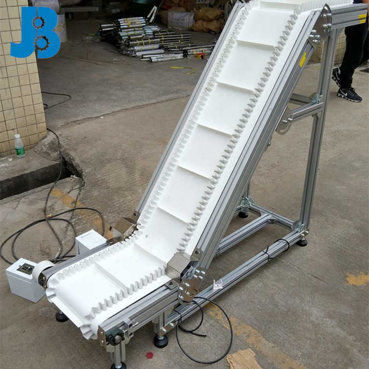 OEM Portable Mini Cleated Inclined Belt Conveyor for Material ...