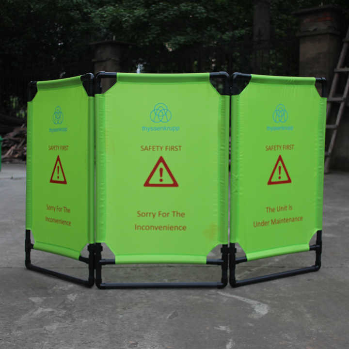 Folding Elevator Lift Guard Safety Barrier Used by Otis Schindler ...