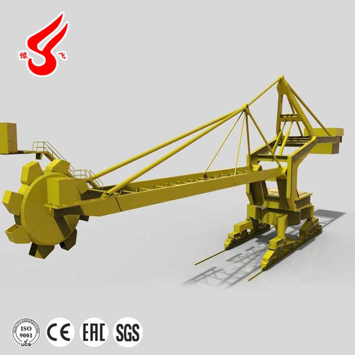 Circular Top-Stacking Side-Reclaiming Bucket Wheel Stacker