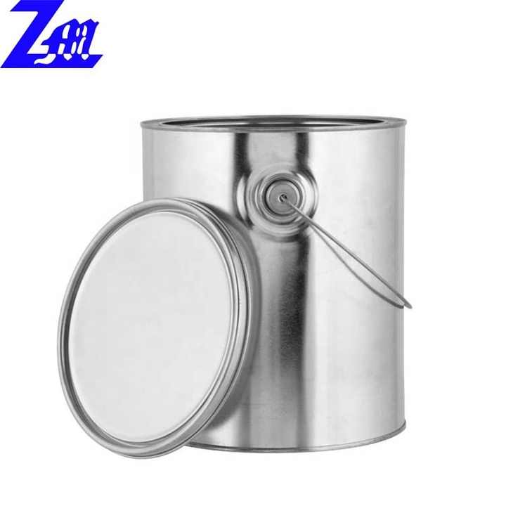 5 Liter Round Paint Can with Customized Logo - 5L Metal Can