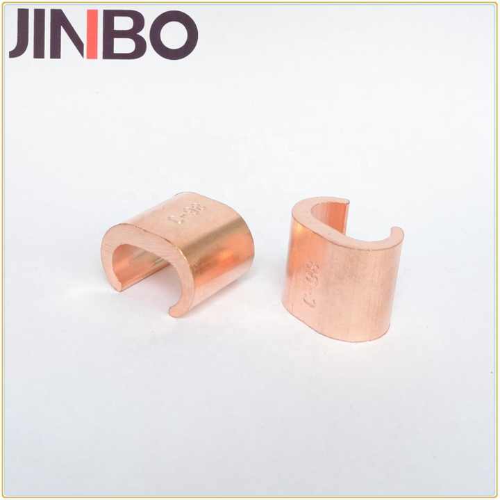 Cheap Pure Copper C-Type Cable Clamps for Electrical Ground