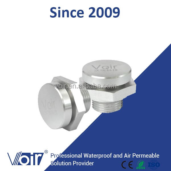 Metal Vent Plug with E-PTFE Membrane - IP67 Protection