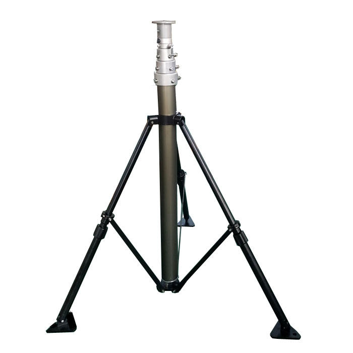 3 Meters Mobile CCTV Sports Video Camera Communication Mast