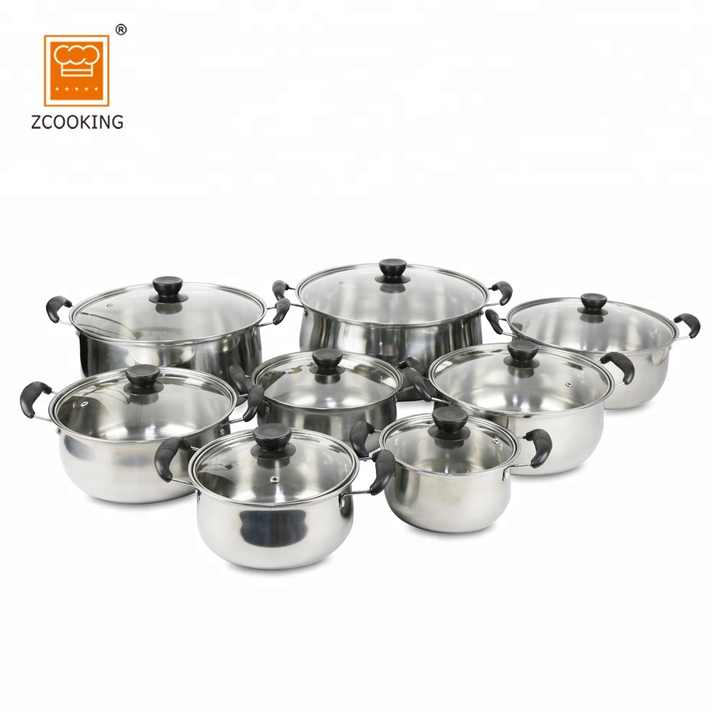 16pcs Big Indian Cooking Pots - Durable & Versatile