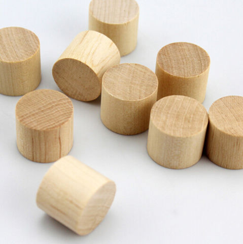 1-inch Natural Unfinished Hardwood Craft Wood Blocks pine wood cubes ...