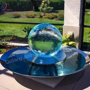 Glass Ball Fountains - Elegant Water Features for Gardens