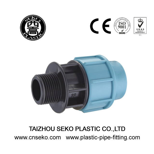 Low Price HDPE Pipe Fitting Male Adaptor Bpa-Free Quick Connector ...