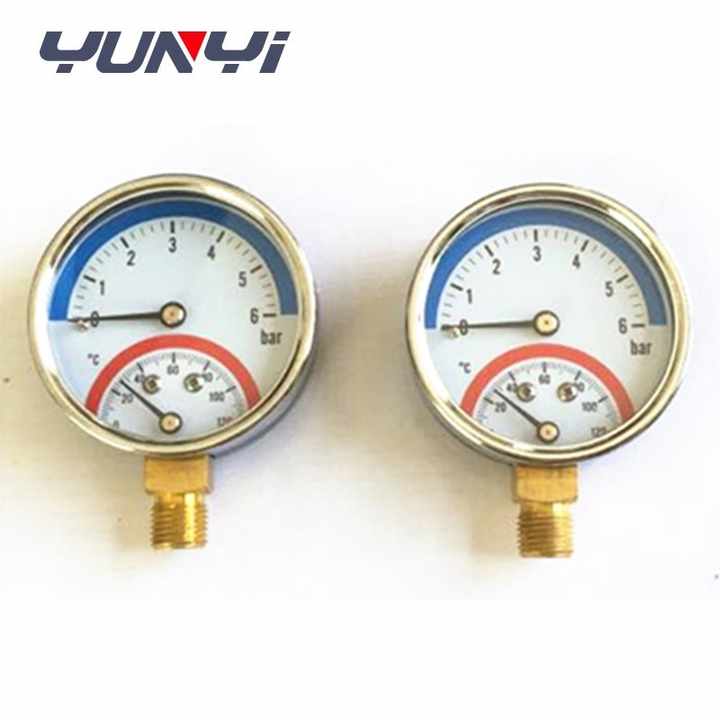 Combined Temperature Pressure Gauge - Reliable & Durable