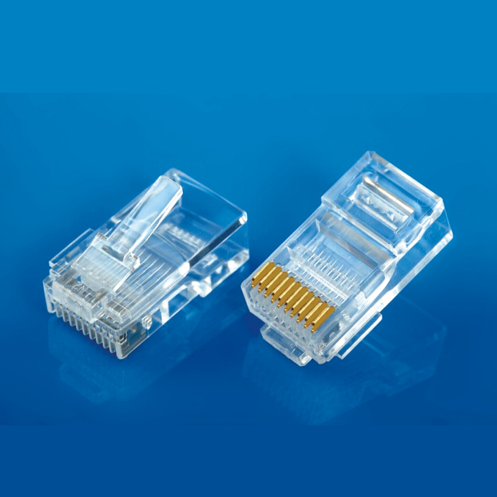 High quality rj48 10 pin rj45 connector with key 10P10C modular Plug ...