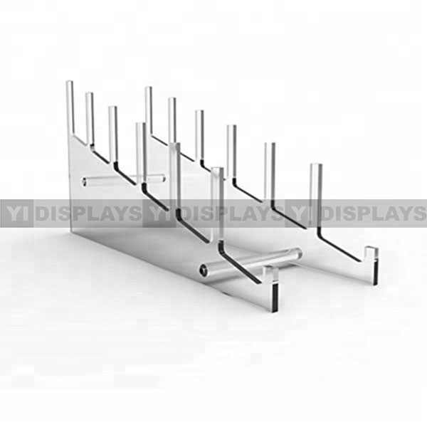 Clear Acrylic Dish Display Holders - Multiple Plate Stands