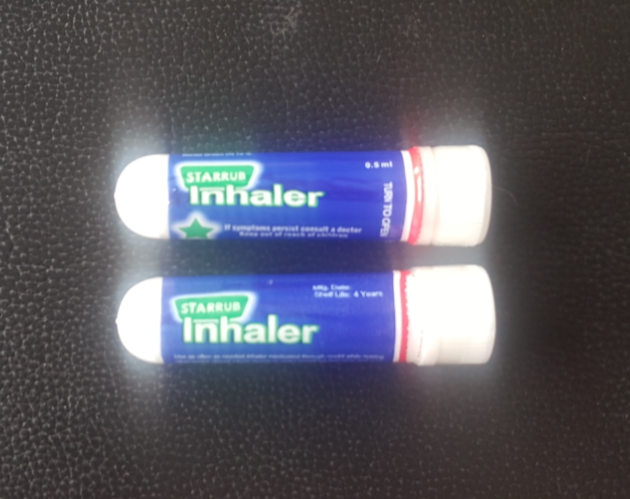STARRUB OEM Menthol Inhaler - Relief for Nasal Congestion