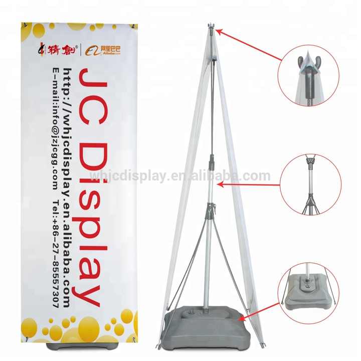 Double Side Outdoor Wind Resistant Water Base Promotion X Banner Stand