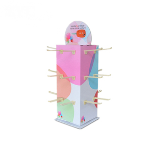 Buy Freestanding cardboard four sided display rack with Custom Designs ...