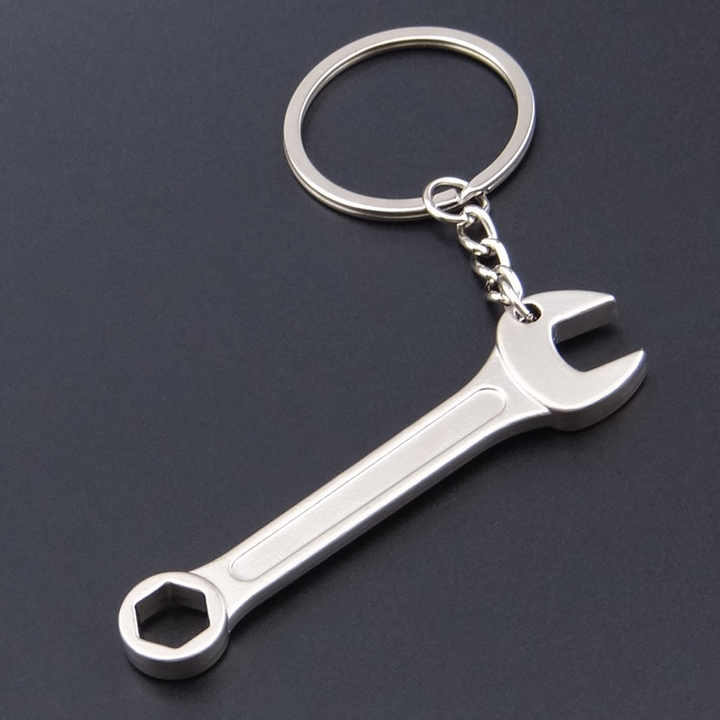 Adjustable wrench key chain hammer keychain Creative auto pendant tool ...