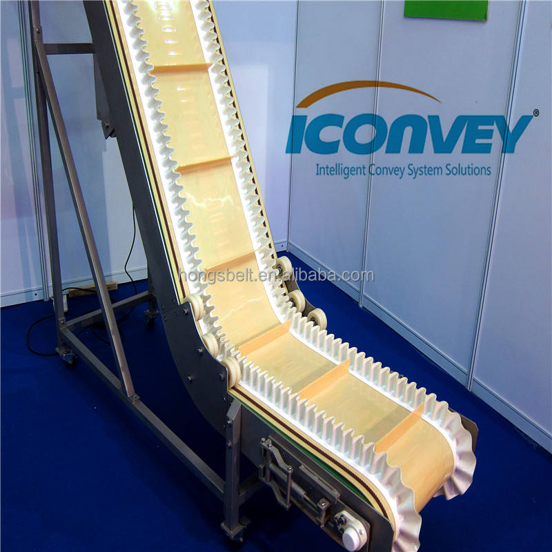 Hongsbel Modular Belt Band Inclined Conveyor - Flexible & Easy Maintenance