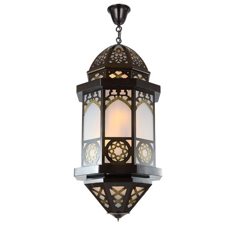 Arabic style muslim project large Iron Mosque chandelier pendant lamp ...