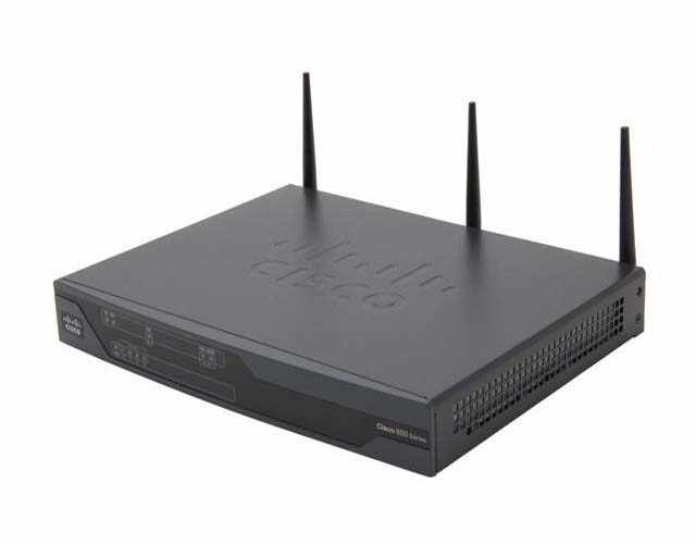 Used CISCO867W-GN-E-K9 Router with 4 LAN Ports - 600mbps
