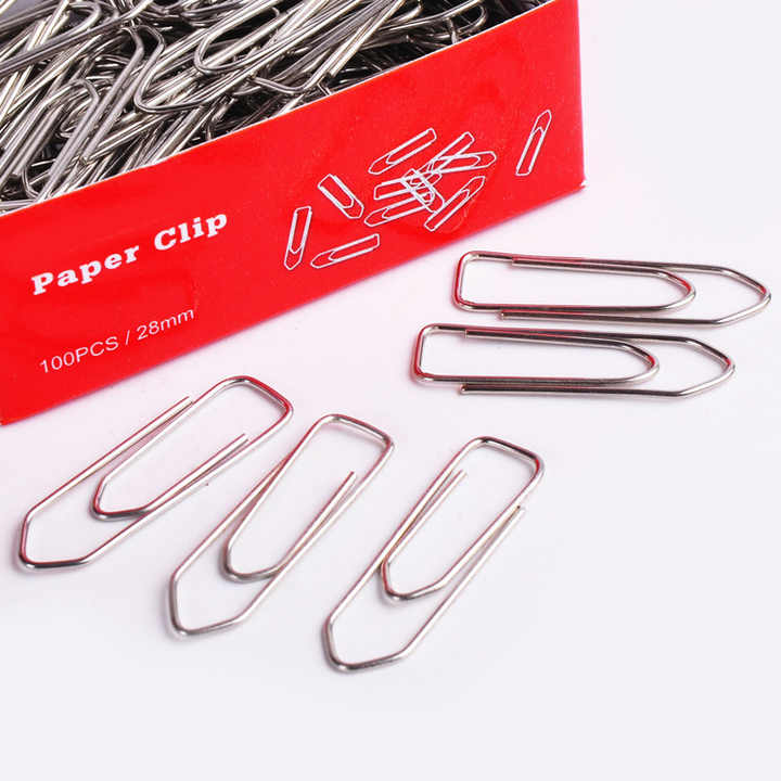Wholesale Paper Clips - Durable 28mm Boat Shaped Clips