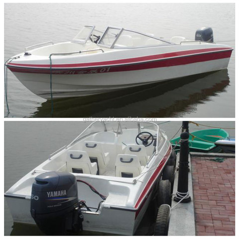 Gather factory 5m fishing boat China hot sale fiberglass boat for sale ...
