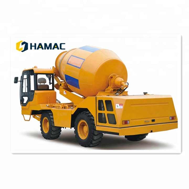 HAMAC 1.5m3 Self-Loading Mobile Concrete Mixer - High Efficiency & Low ...