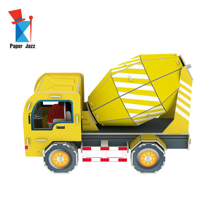 3D Paper Puzzle DIY Toy Car - Educational Fun for Kids