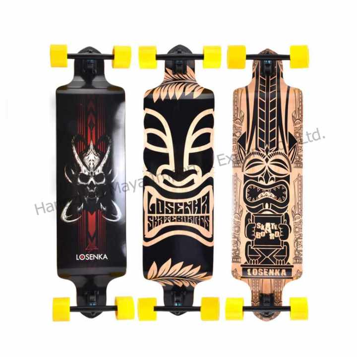 Wholesale 42inch Wood Maple Drop down Longboard - Custom Complete
