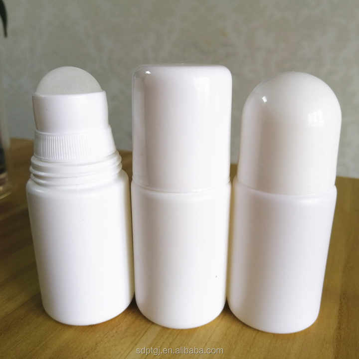 Refillable Plastic Roll on Deodorant Empty Bottle - 50ml