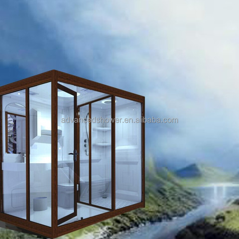 AN1014 prefab camping caravan modular bathroom toilet unit shower POD ...