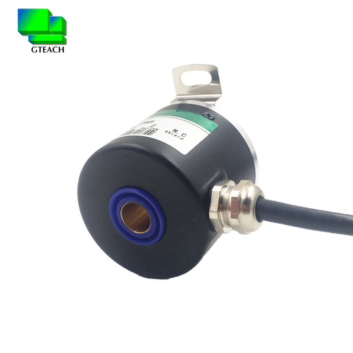 Through hollow shaft rotary encoder bore size 8mm empty encoder dia ...