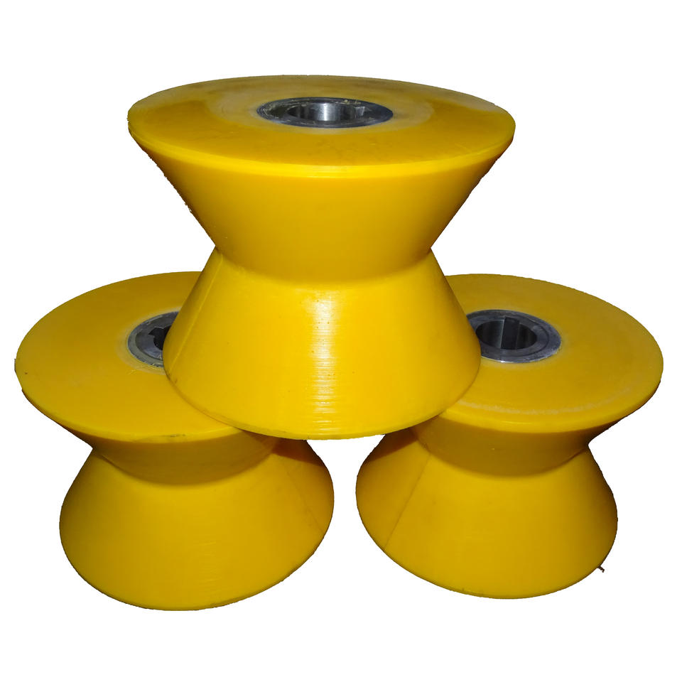 PU Polyurethane V-Rollers & V-Groove Track Rollers for Digger and ...