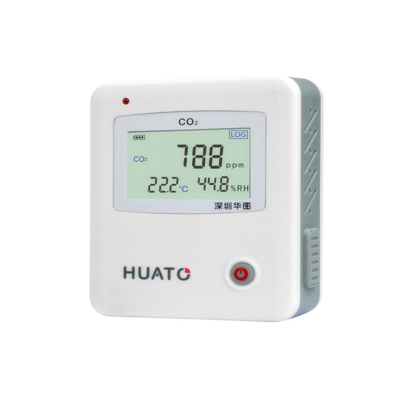 High-precision CO2 Meter with Backlit LCD Display and Data Hold and Max ...