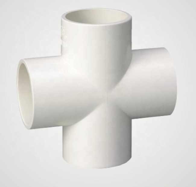 PVC Fitting Sch80 4 Way Cross Tee Coupling - Pipe Joint Fittings