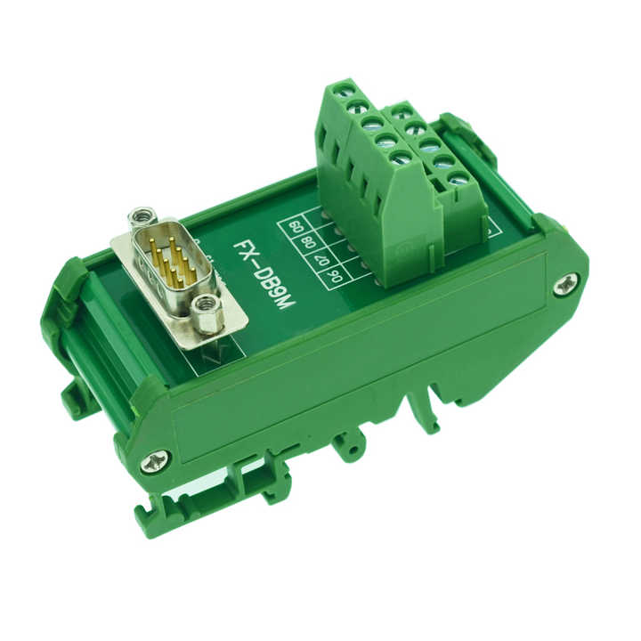 Db9 Breakout Board D-sub Din Rail Mounted Interface Module,Breakout ...