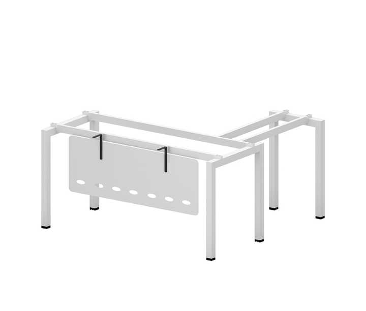 Modular furniture steel square tube table legs executive office desk ...