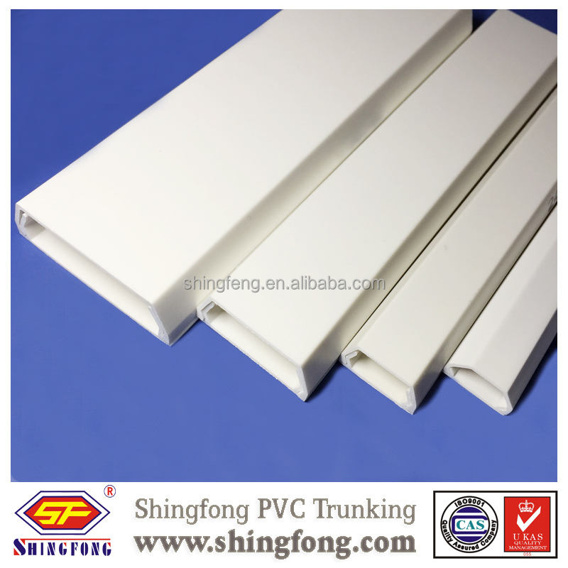 Full Sizes Trapezoid PVC Trunking Cable Duct - Durable & Versatile