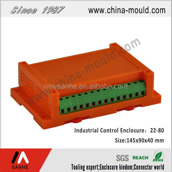 Transparent Plastic DIN Rail Enclosure - Industrial Control