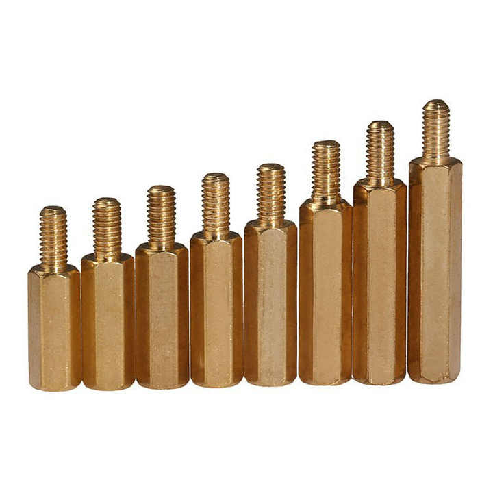 M12 Hexagonal Spacer - Brass Standoff for Secure Mounting