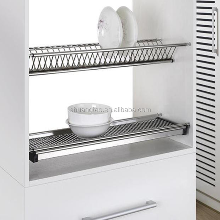 Wall Mounted Dish Drying Rack - SS201/304 Stainless Steel