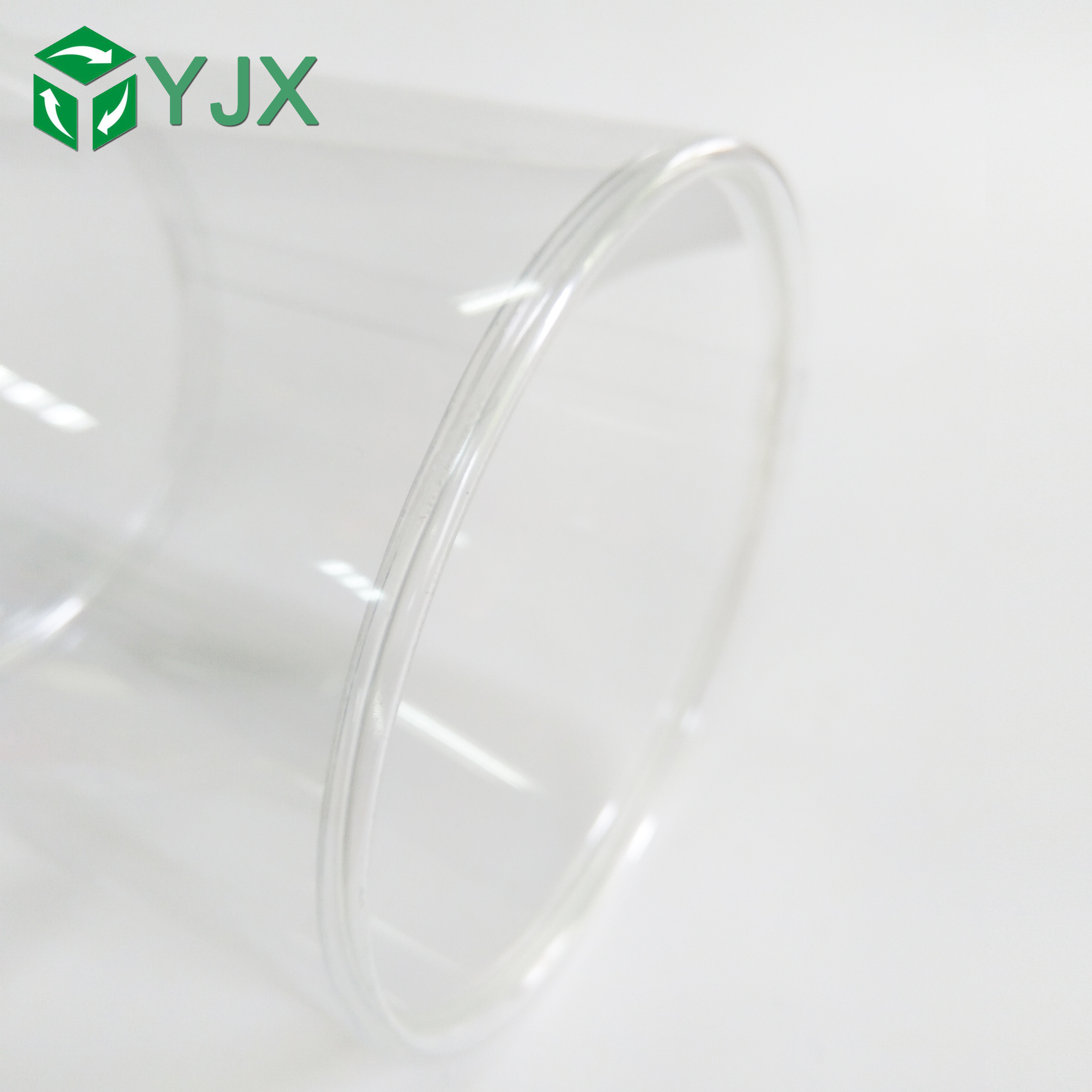 Large Clear Plastic Cylinders and Lids | Durable Food Storage