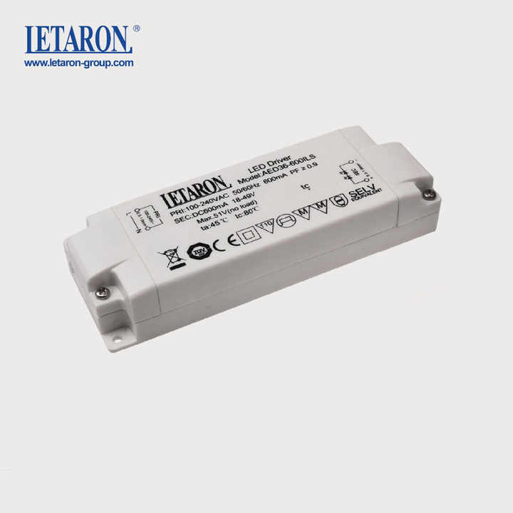 36w LETARON 100-240V AC to 12V DC LED Driver with TUV CE CUL SAA CCC ...