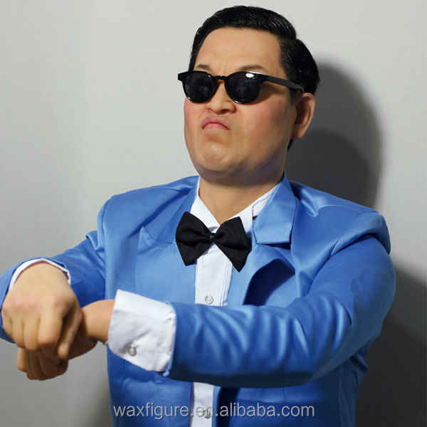 Famous Male Korea Singer PSY Life Size Wax Figure for Sale