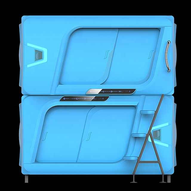 M983B Japan Pod Space Capsule Hostel Beds Capsule Bunk Bed